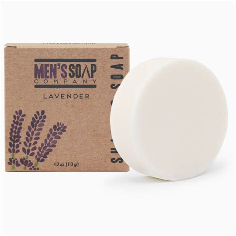 Lavender Shaving Soap Refill Puck Vegan And Natural Ingredients Mens