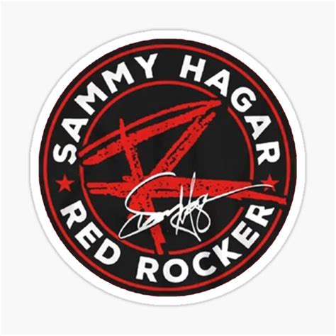 Sammy Hagar American Singer Songwriter Sticker For Sale By Rcnart