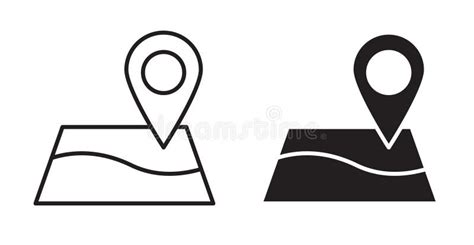 Map Vecor Icon Set Stock Illustration Illustration Of Abstract 340722462