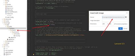 disable option share but create the folder · issue 533 · unisharp