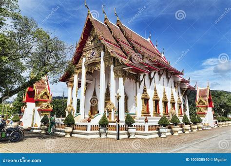 The Temple Complex Of Wat Chalong In Phuket District Thailand