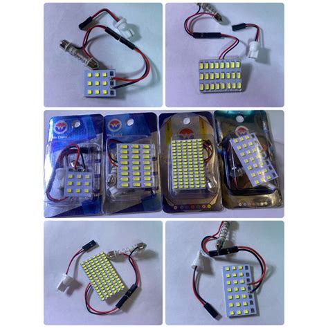 หลอดไฟเพดานรถยนต์ ไฟเก๋ง ขั้วฟิว สปริง 12v และ 24v Shopee Thailand