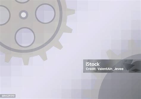 기어 휠 추상 배경 벡터 일러스트입니다 시계와 투명 배너입니다 Eps10입니다 0명에 대한 스톡 벡터 아트 및 기타 이미지 0명 3차원 형태 계시기 Istock