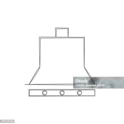 로고 밥 솥 후드 아이콘입니다 모바일 개념 및 웹 애플 리 케이 션 아이콘에 대 한 사이버 보안의 요소입니다 웹사이트 디자인 및 개발 응용 프로그램 개발에 대 한 얇은 라인