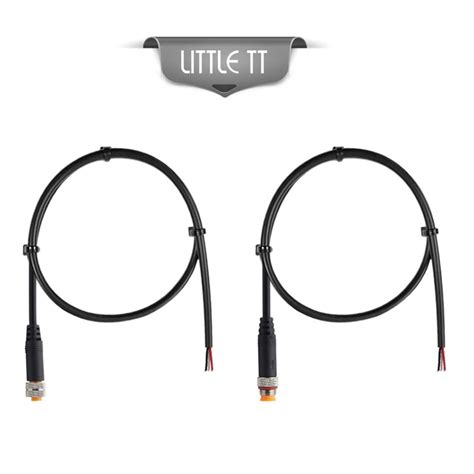 2pc Ebike Display Connector 23456 Pin Cable Waterproof Connector