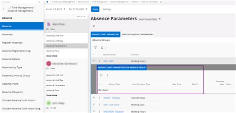 Absence Limit Generation At The End Of The Year Is Not Working IFS Community