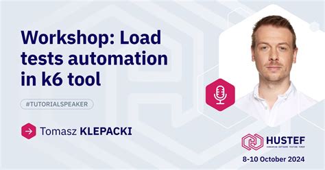 Hustef Loadtesting Performancetesting K6 Grafana Softwaretesting Techconference