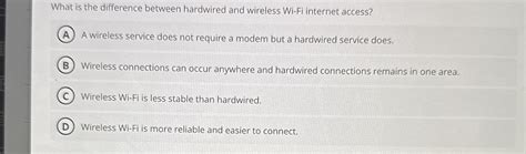 What Is The Difference Between Hardwired And Wireless Chegg Com