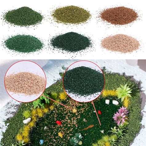 Buy Outgeek 6 Packs Model Grass Powder Creative Artificial Grass Powder
