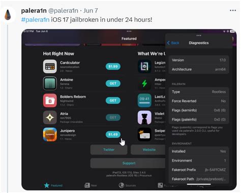 Palera N Jailbreak Ios Ios Zjailbreak
