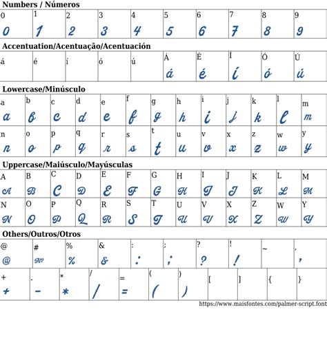 Palmer Script Free Font Download Maisfontes