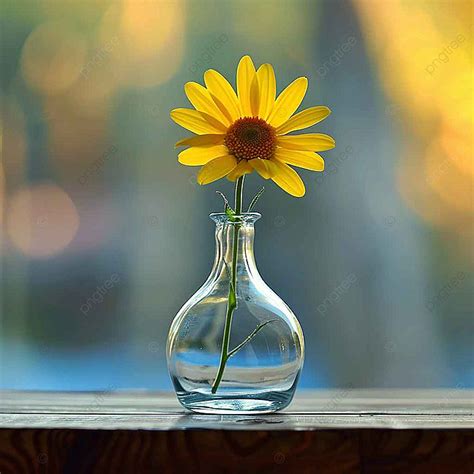 야외에 노란색 데이지가 있는 장식용 유리 꽃병 자연 아름다운 배경 배경 일러스트 및 사진 무료 다운로드 Pngtree