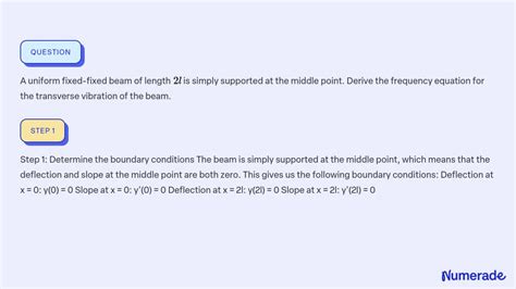 solved a uniform fixed fixed beam of length 2 l is simply supported at
