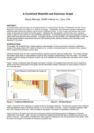 21 FREE Waterfall Chart Samples To Download