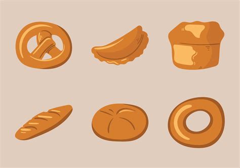 Free Bread Rolls Vector Illustration 99966 Vector Art At Vecteezy