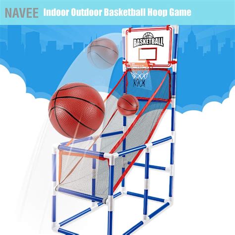 Navee เด็กห่วงบาสเกตบอลเกม Diy ประกอบในร่มกีฬากลางแจ้งเกมบาสเกตบอลของ