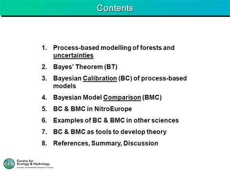 Bayesian Methods For Calibrating And Comparing Process Based Vegetation Models Marcel Van Oijen