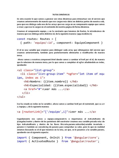 Rutas Dinámicas Download Free Pdf Informática Ingeniería De Software