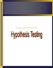 7 Hypothesis Testing 2020 Pdf 7 1 Hypothesis Testing 7 2 Hypothesis Testing The Concept Of