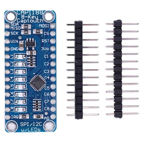 Cap1188 Cap Touch Breakout Module 8 Interfaces De Botóntecla 1602 3v