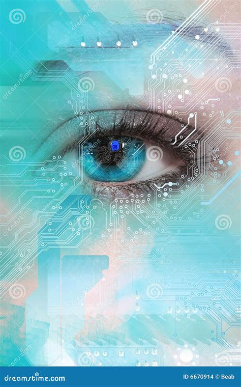 High Tech Technology Background Stock Photo Image Of High Human 6670914