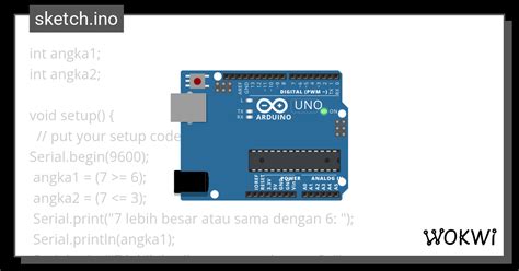 Operator Perbandingan Arduino Tanpa Hasil 2 Wokwi Esp32 Stm32