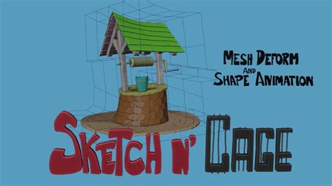 Blender Addons Sketch N Cage Mesh Deform And Shape Animation Add On