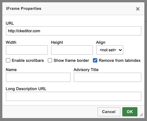 Iframe Plugin Add Option To Remove The Iframe From Tabindex · Issue