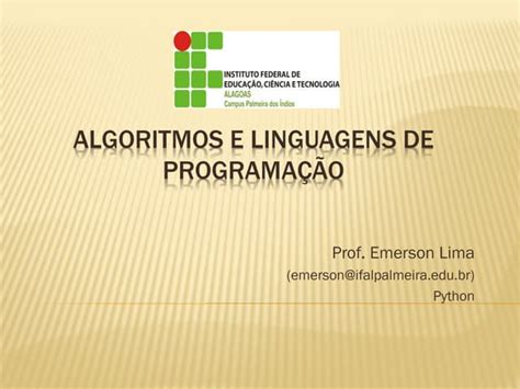 Python Estrutura De Decisão Ppt