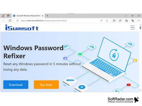 Download Isumsoft Windows Password Refixer For Windows 11 10 7 8 8 1