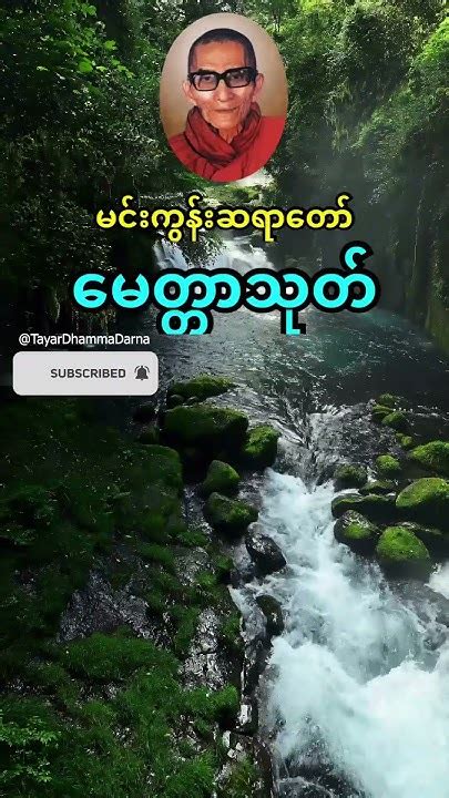 မေတ္တသုတ် မင်းကွန်းဆရာတော် ဦးဝိစိတ္တသာရဘိဝံသ ဟောကြားသည် Youtube