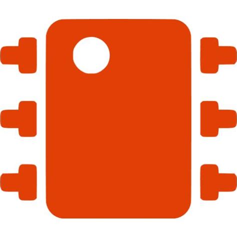 Soylent Red Integrated Circuit Icon Free Soylent Red Integrated Circuit Icons