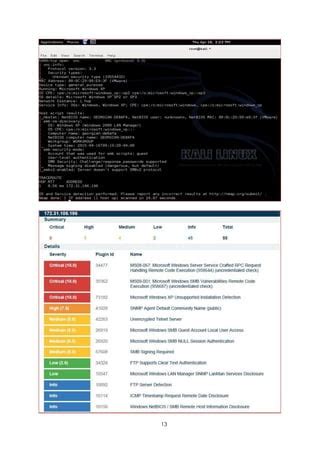 Vulnerability Assessment Report PDF
