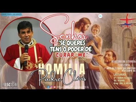 SENHOR SE QUERES TU TENS O PODER DE CURAR ME Pe Clóvis YouTube