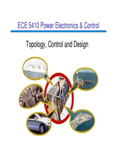 Ece 5410 Lecture 1 Pdf Power Electronics Rectifier