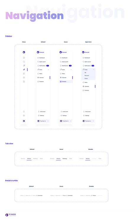 Design System Style Guide Behance
