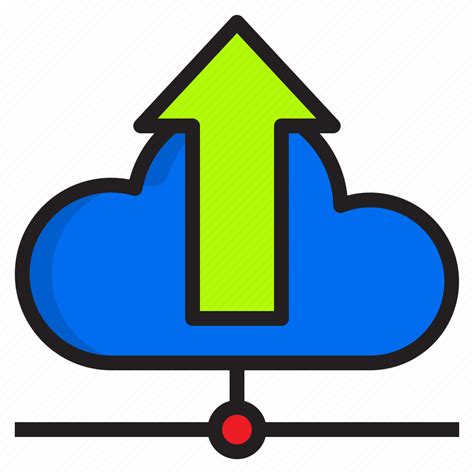 Upload Server Cloud Network File Icon Download On Iconfinder