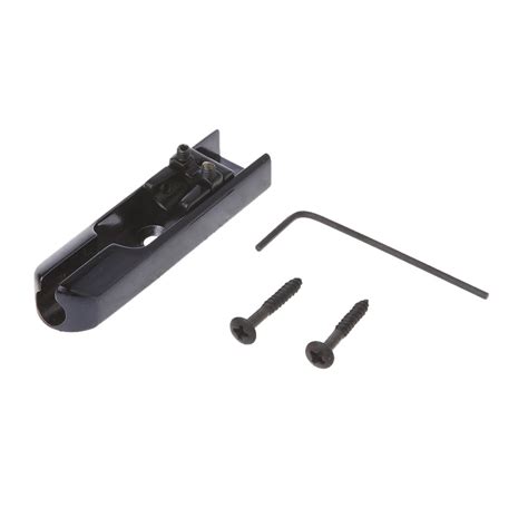 Single Individual Bridge Saddles Tailpiece For 4 String Bass Guitar