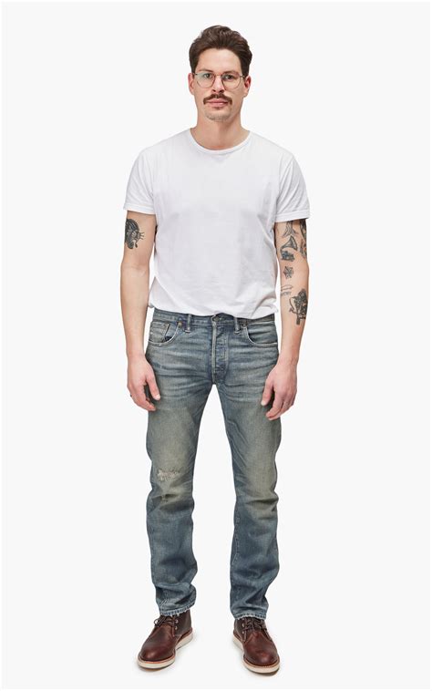 Rrl Slim Fit Selvedge Jean Ridgway Wash Blue Cultizm