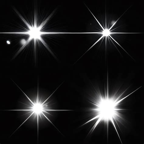 White Lens Flare Effect Premium Ai Generated Image