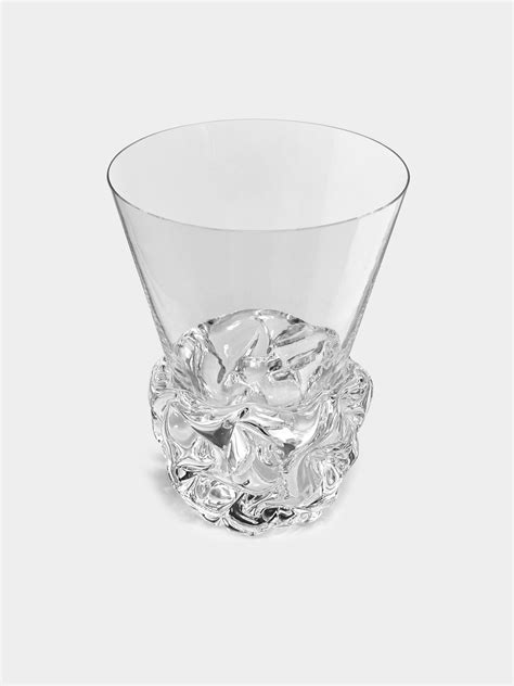 Clear Archive Revival 1965 Hand Blown Murano Glass Highball By