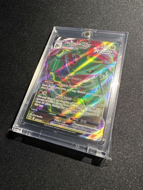 Rayquaza Vmax Crown Zenith With Magnetic Case Hobbies And Toys Toys