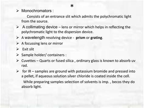 Uv Visible Spectroscopy Pptx