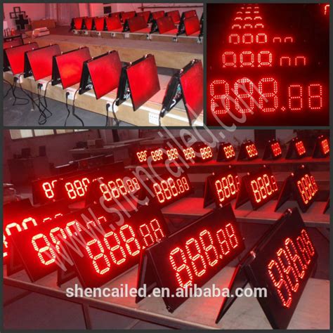 Guangzhou 6 Inch 7 Segment Digital Led White Display High Quality