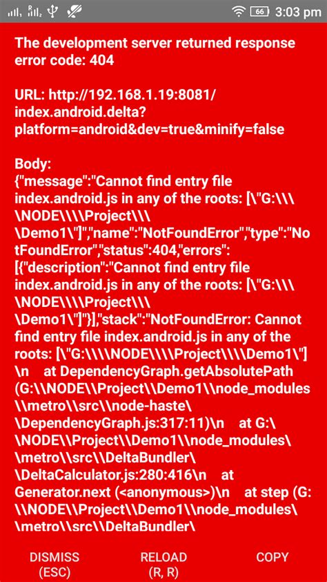 React Native Cannot Find Entry File Indexandroidjs In Any Of The