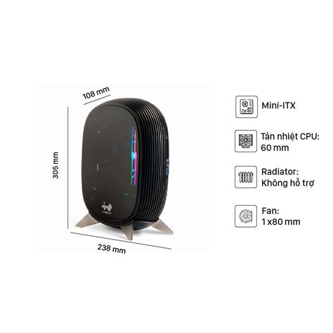 Vỏ Case Inwin B1 Black Mini Tower Màu Đen Thế Giới Gear X Gearvn Pc Gaming Gaming Gear