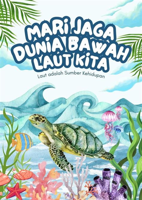 Halaman 2 Gratis Desain Contoh Laut Canva