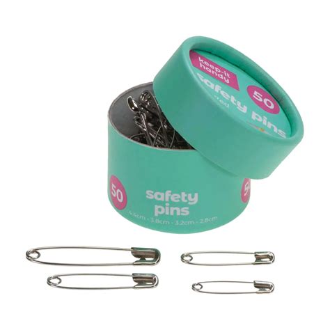 Safety Pins Mixed Sizes 50 Pack Gompels Care And Education Supplies