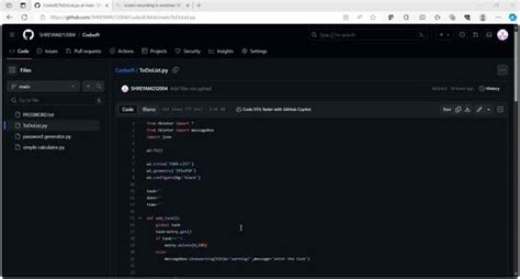 created a to do list application with python shreya m posted on the
