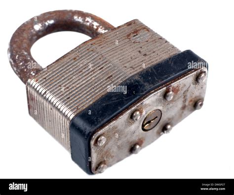 Old Rusting Lock Cut Out Stock Images And Pictures Alamy